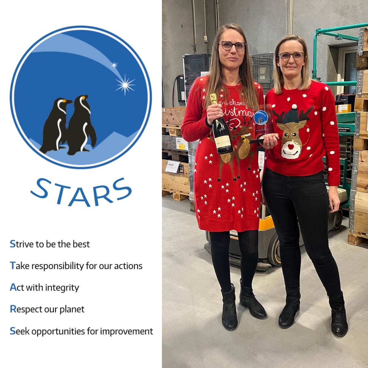 Employee recognised with STARS Award for outstanding performance in ...